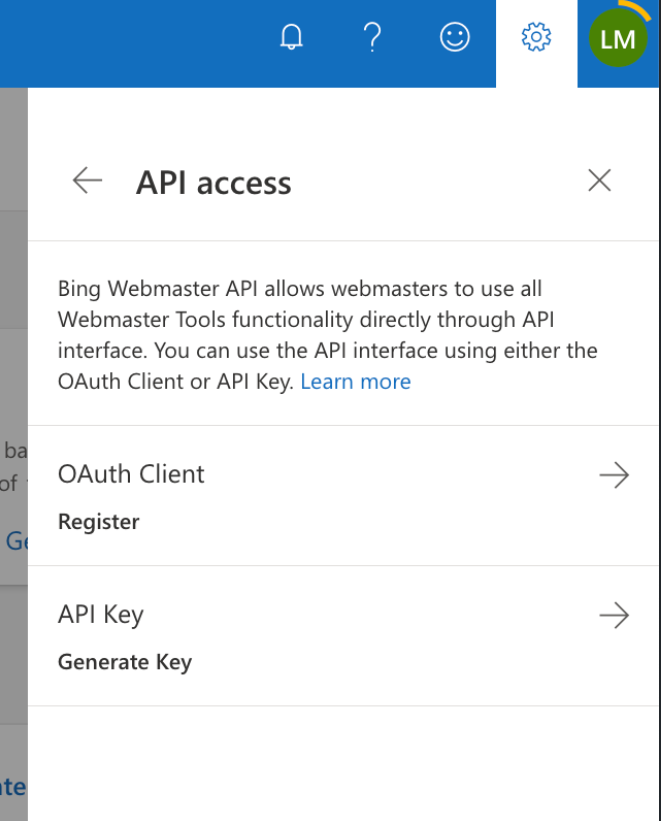 Bing Webmaster Tool Integration Setup – BrightEdge